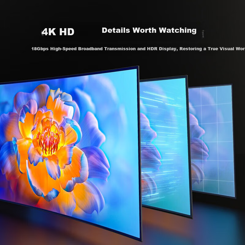 Sanze Волоконно-оптический HDMI кабель 2.0 версия 4K60Hz 8 метров для ТВ проектора монитора компьютера Версия：8