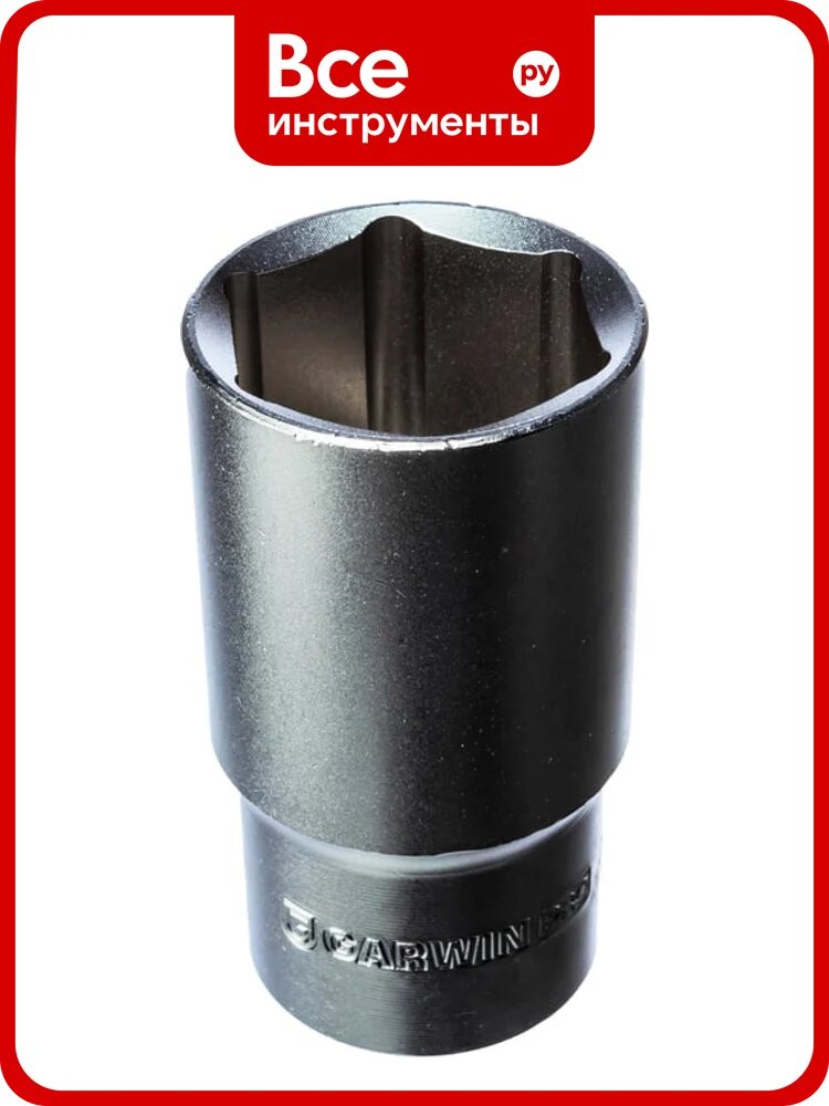 Головка GARWIN 1/2, 30 мм, торцевая, 6-гранная, глубокая 610715-30