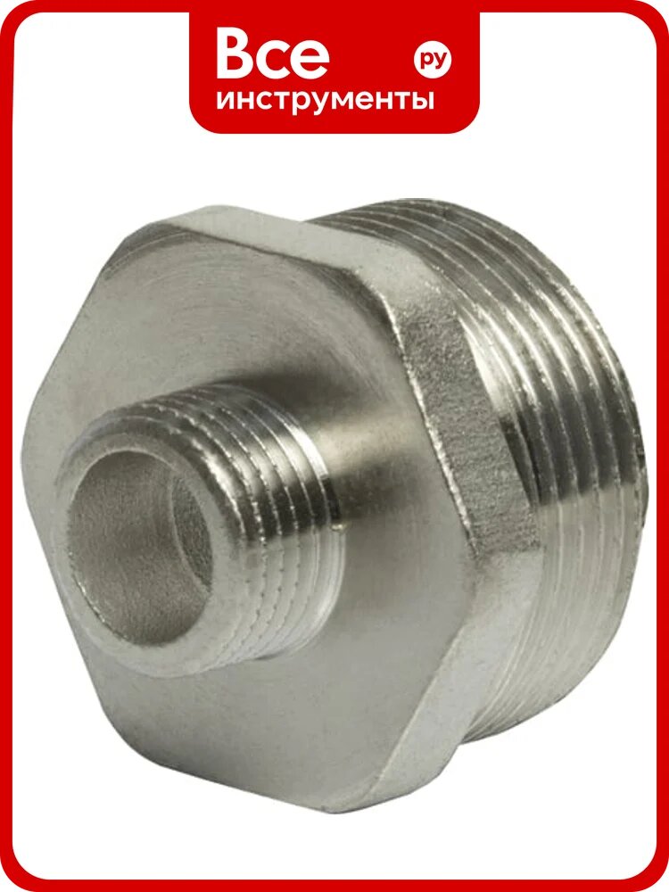 Переходной ниппель VRT 1 1/4"-1/2", наружная/наружная, никель 1909-003215 281701
