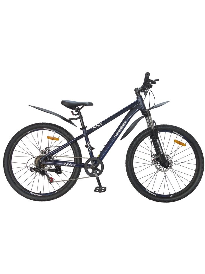 Уценка Велосипед подростковый Nameless J6100D, диаметр колёс 26", размер рамы 13.5", 7 скоростей, синий