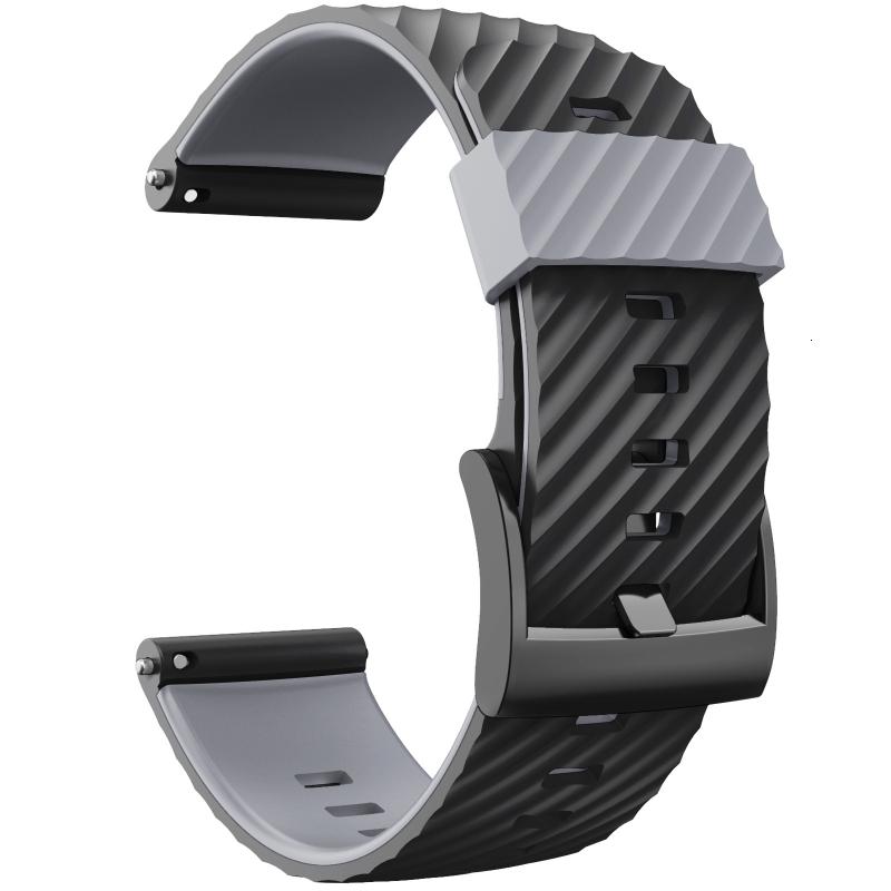 Ремешок для Suunto 7/9/Baro/D5, Черный серый - B