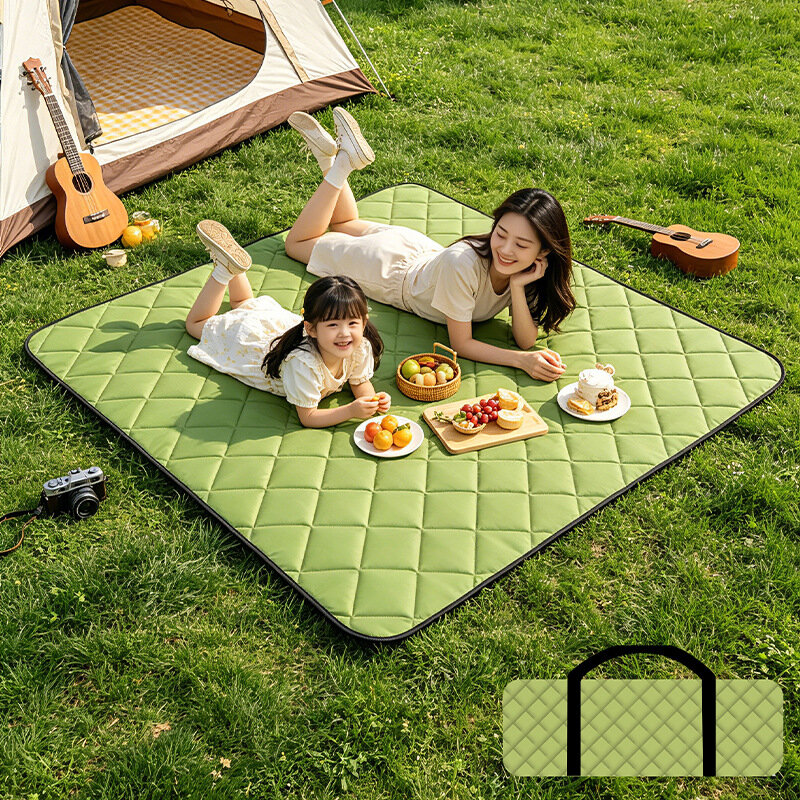 Однотонный утолщенный влагозащитный коврик waterproof outdoor picnic mat portable camping tent cushion home picnic seat