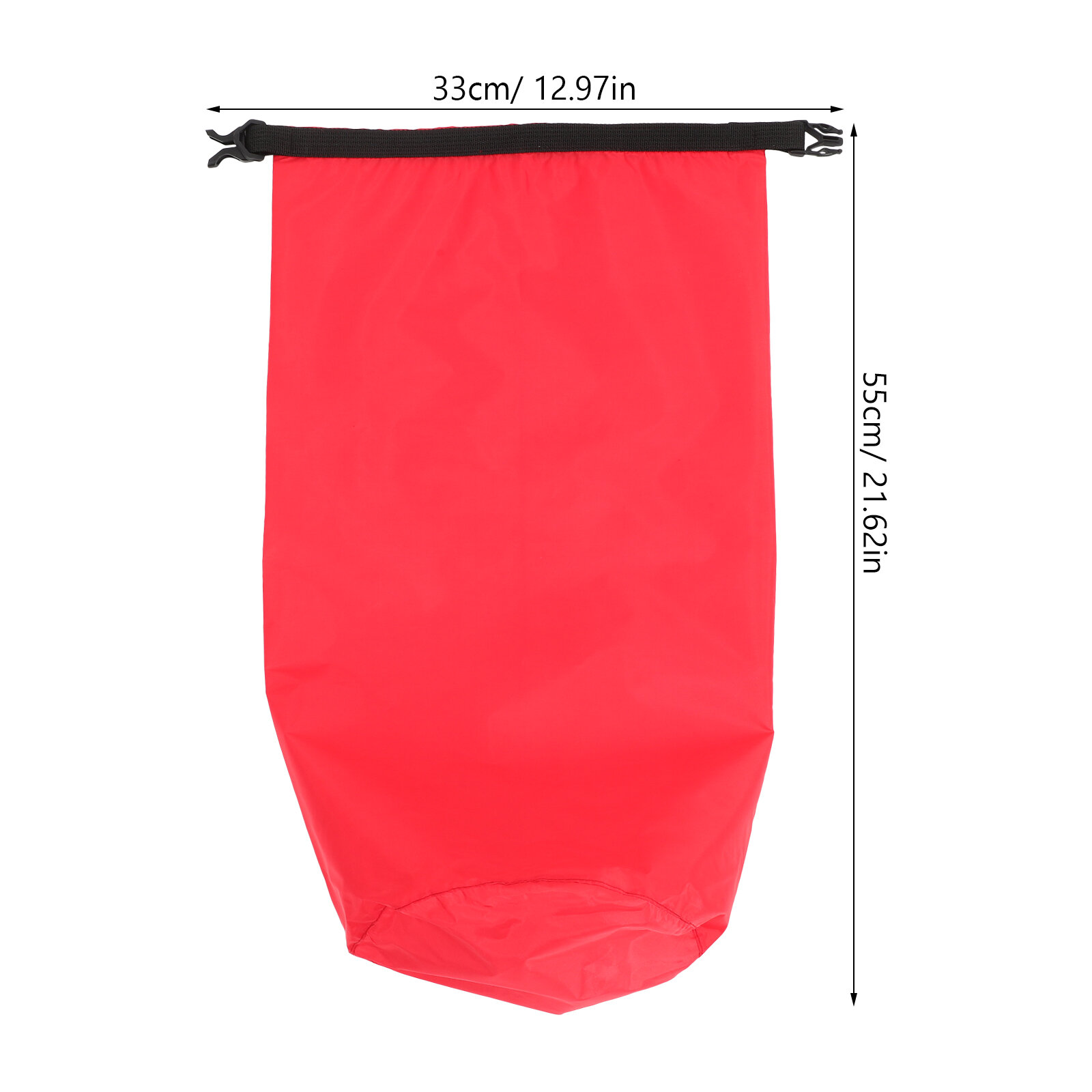 Водонепроницаемая Сумка 15L Для Каяка Лодки С Усиленными Швами 33.00X55.00X1.00Cm красный