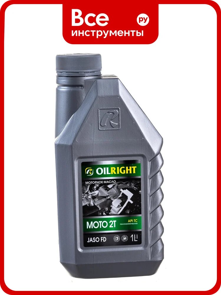 Масло моторное полусинтетическое мото 2Т (1 л; API TC) OILRIGHT 2939