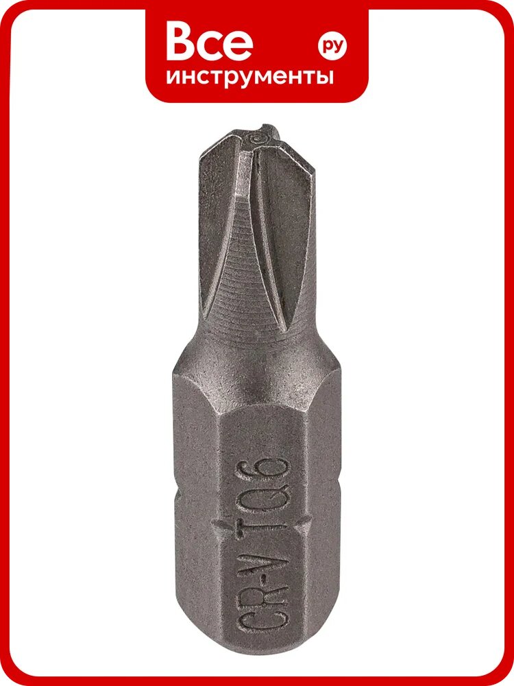 Бита 4-лучевая Rockforce 6ммх25ммL, 1/4' RF-121S2506(65183)