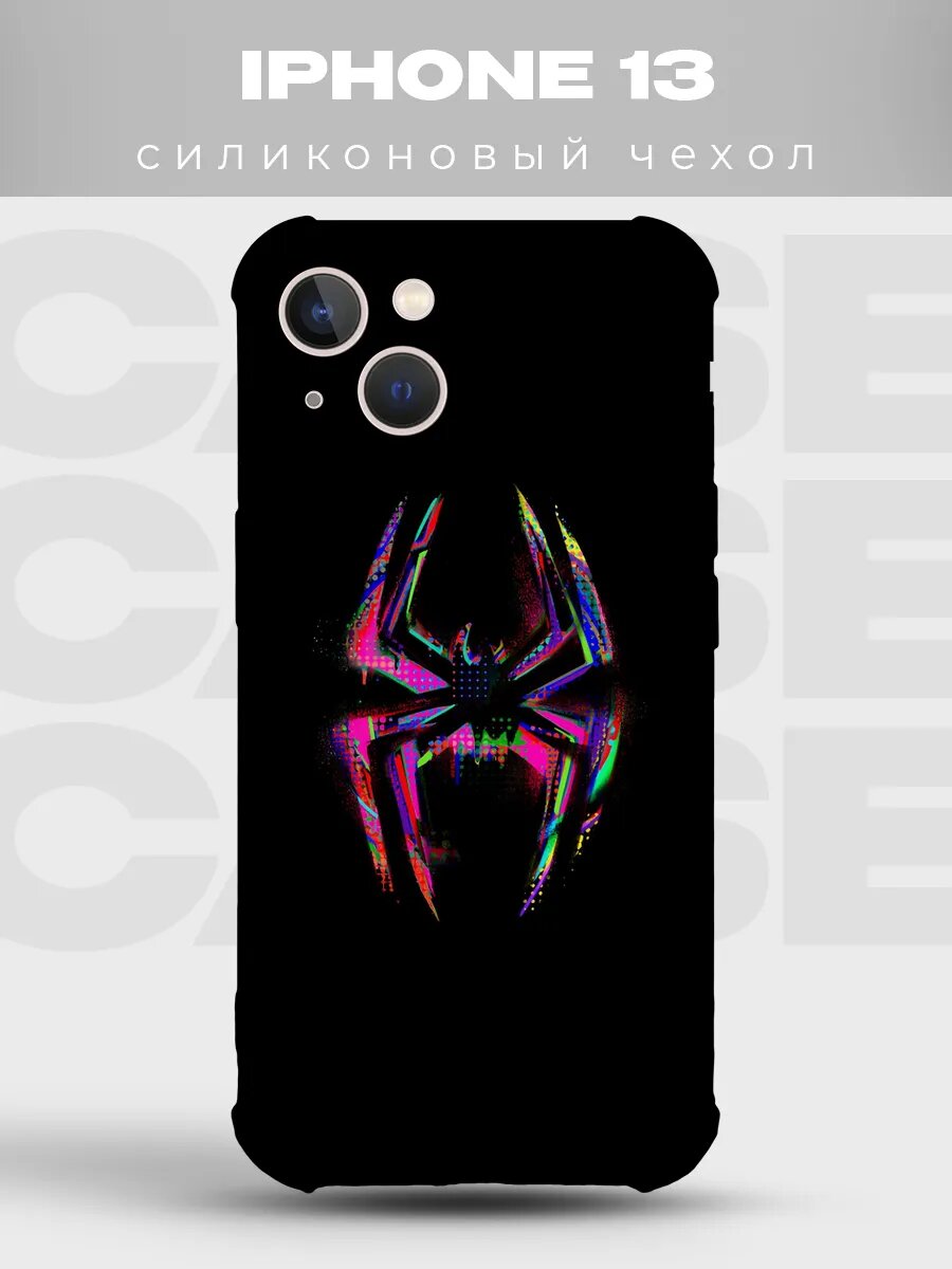 Чехол на iPhone 13 Человек-паук spiderman комикс spider man