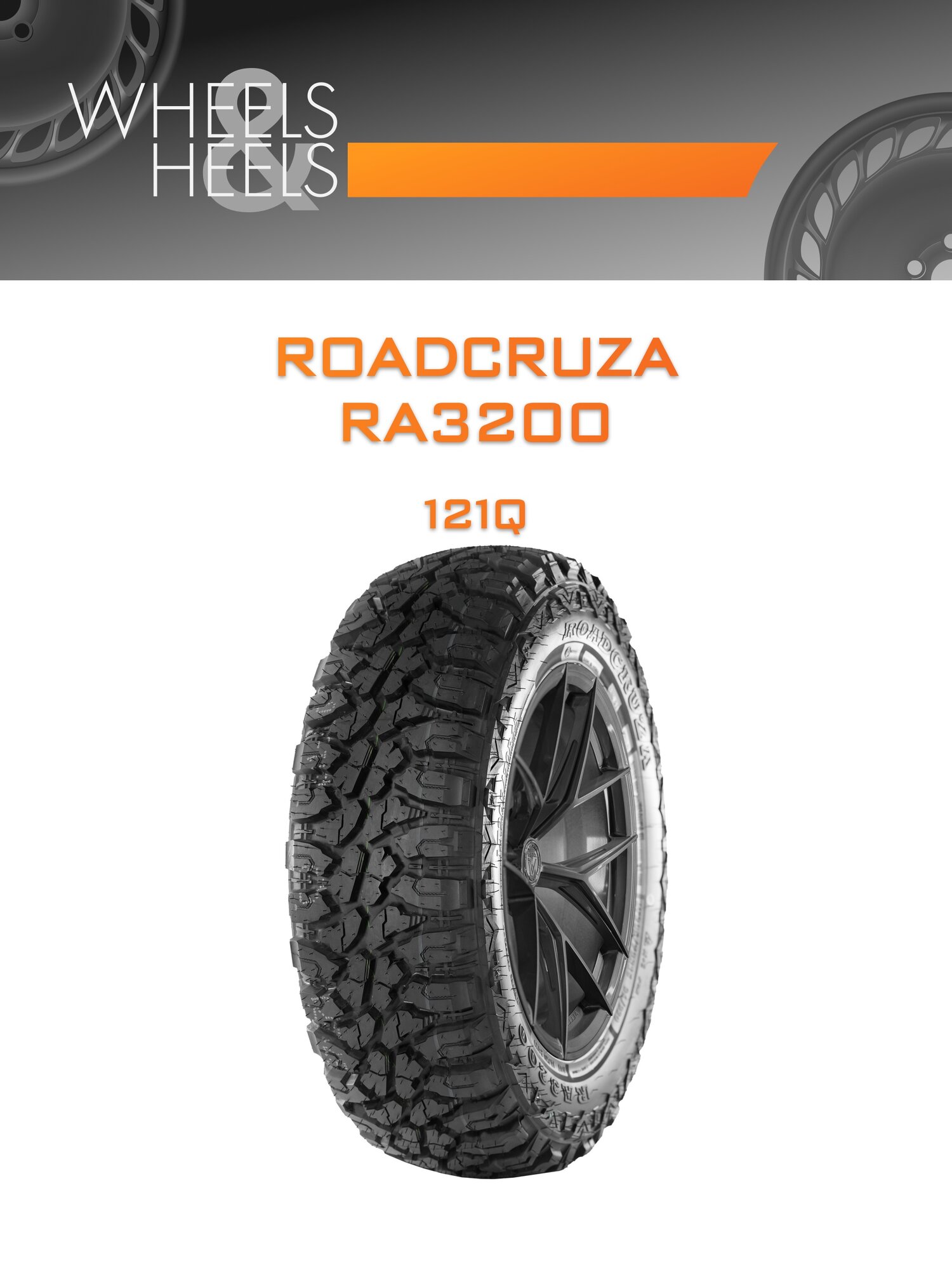 Шина автомобильная ROADCRUZA RA3200 MT 12.5/0 R22 121Q ALLSEASON, всесезонная, универсальная