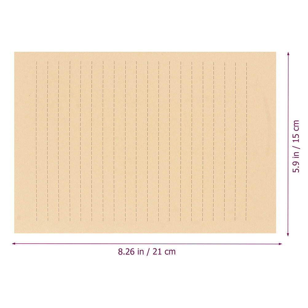 100 Листов Ретро Канцелярская Бумага Для Писем Винтажная Бумага Khaki 29X21Cm