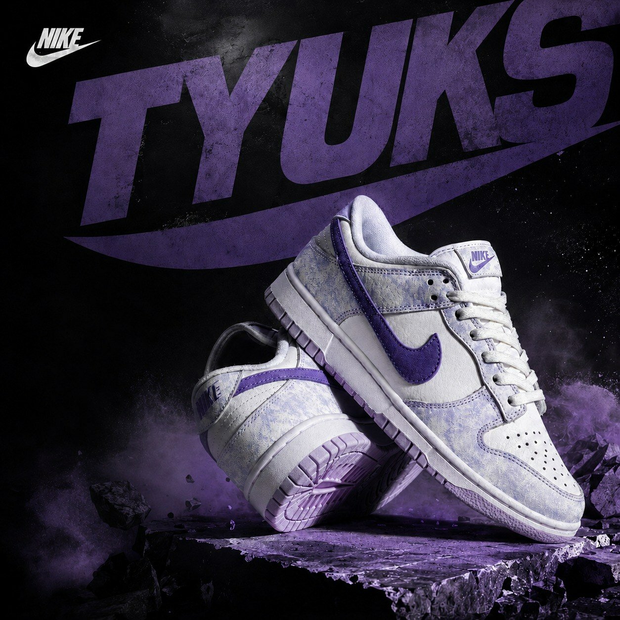Кроссовки NIKE Nike Dunk Low OG "Purple Pulse"
