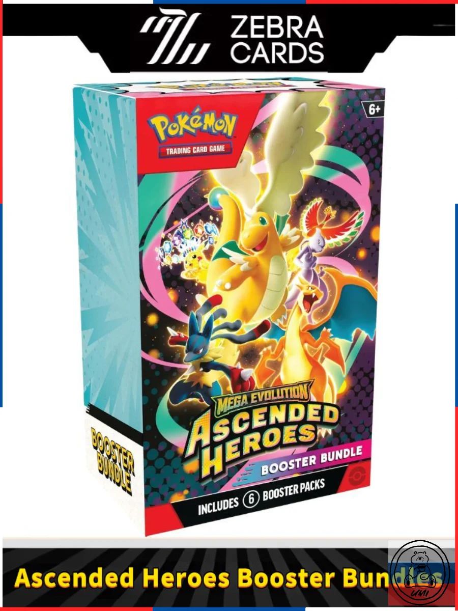 Покемон Любимая открытка POKEMON PTCG Ascended Heroes Booster Bundles(Английский)
