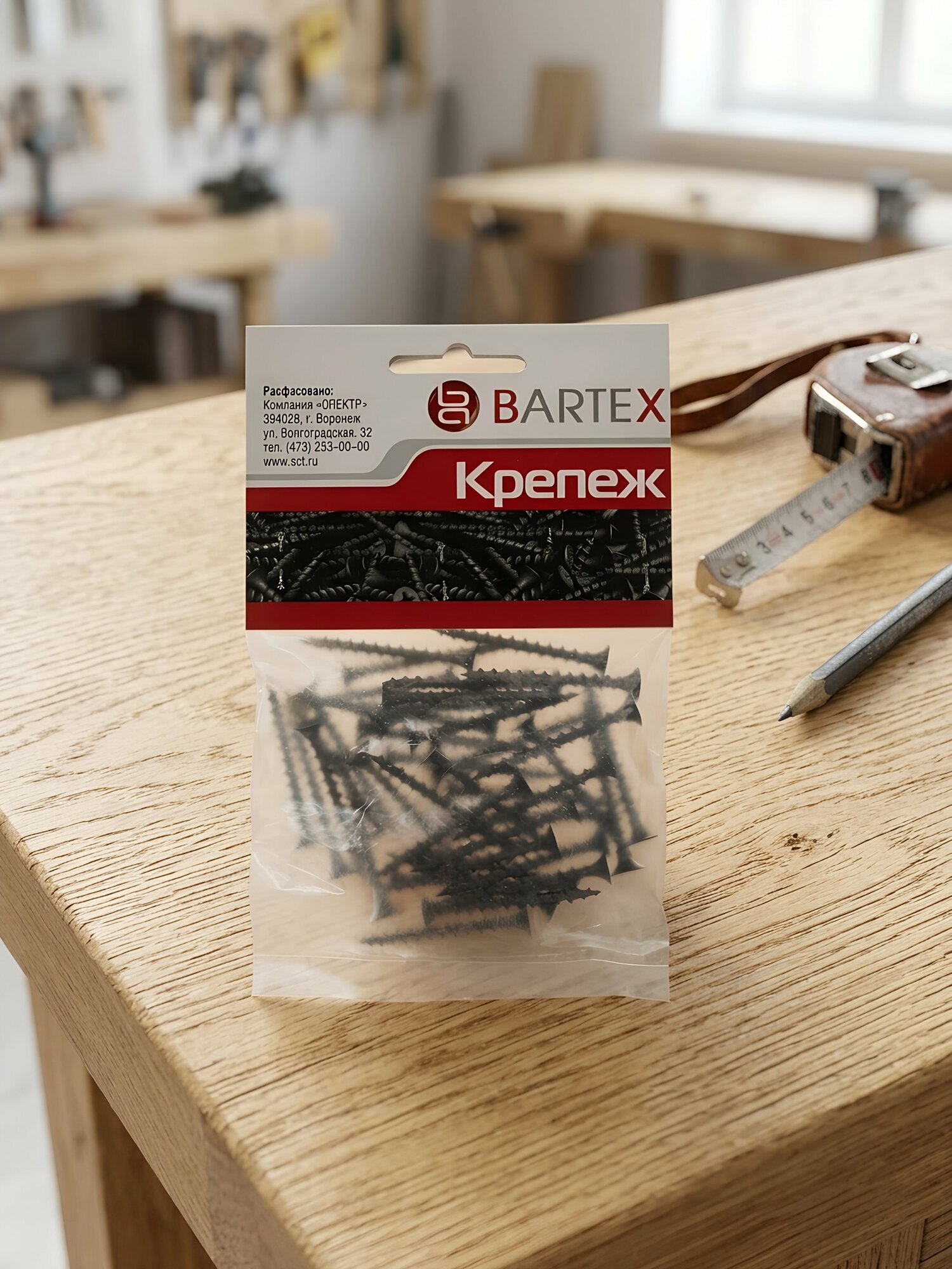 Саморез по металлу и гипсокартону, диаметр 3.5х41 мм, 40 шт, пакет, Bartex