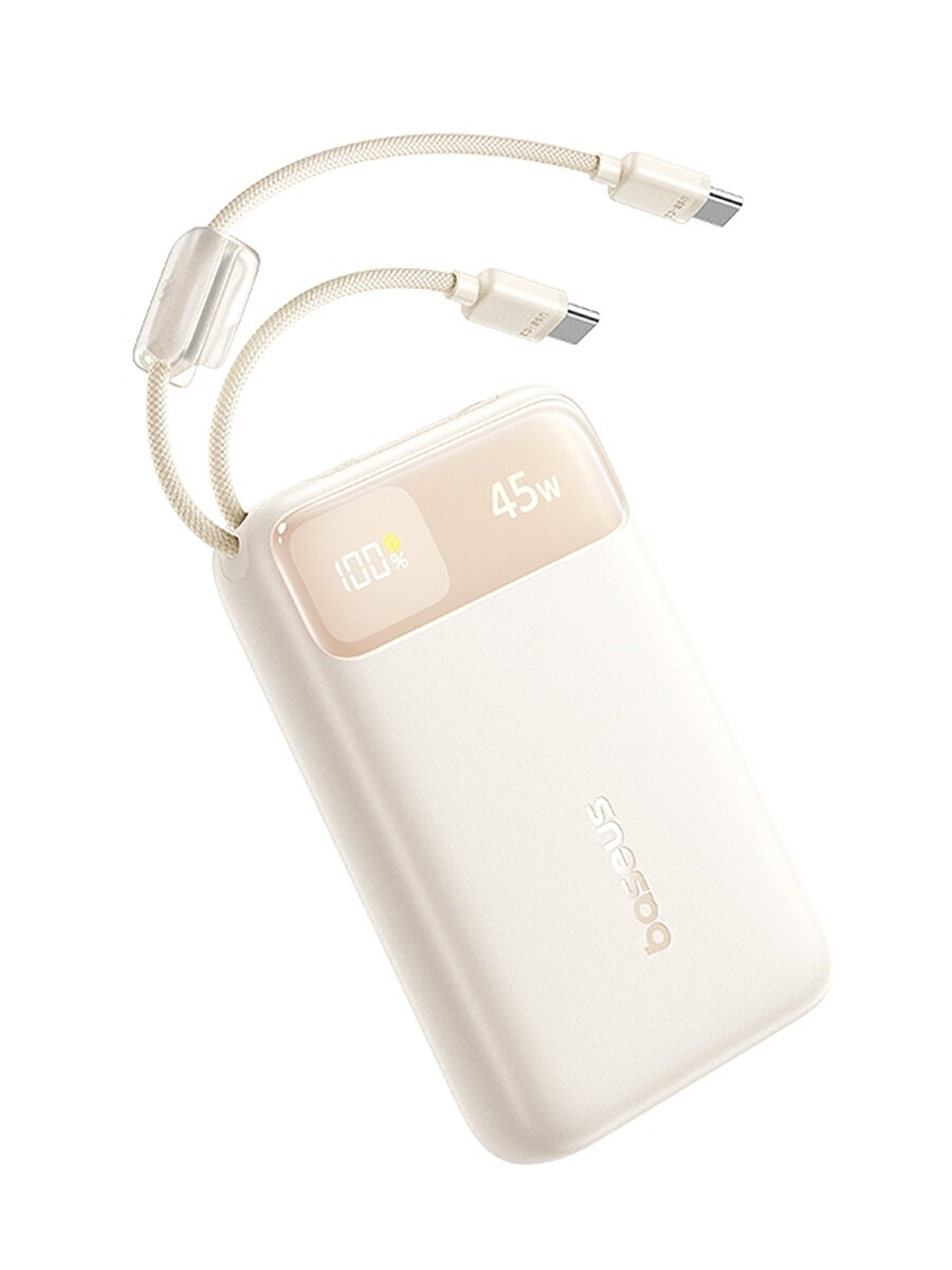 Baseus EnerFill FC11 20000 mah Внешний аккумулятор, бежевый, E0031101