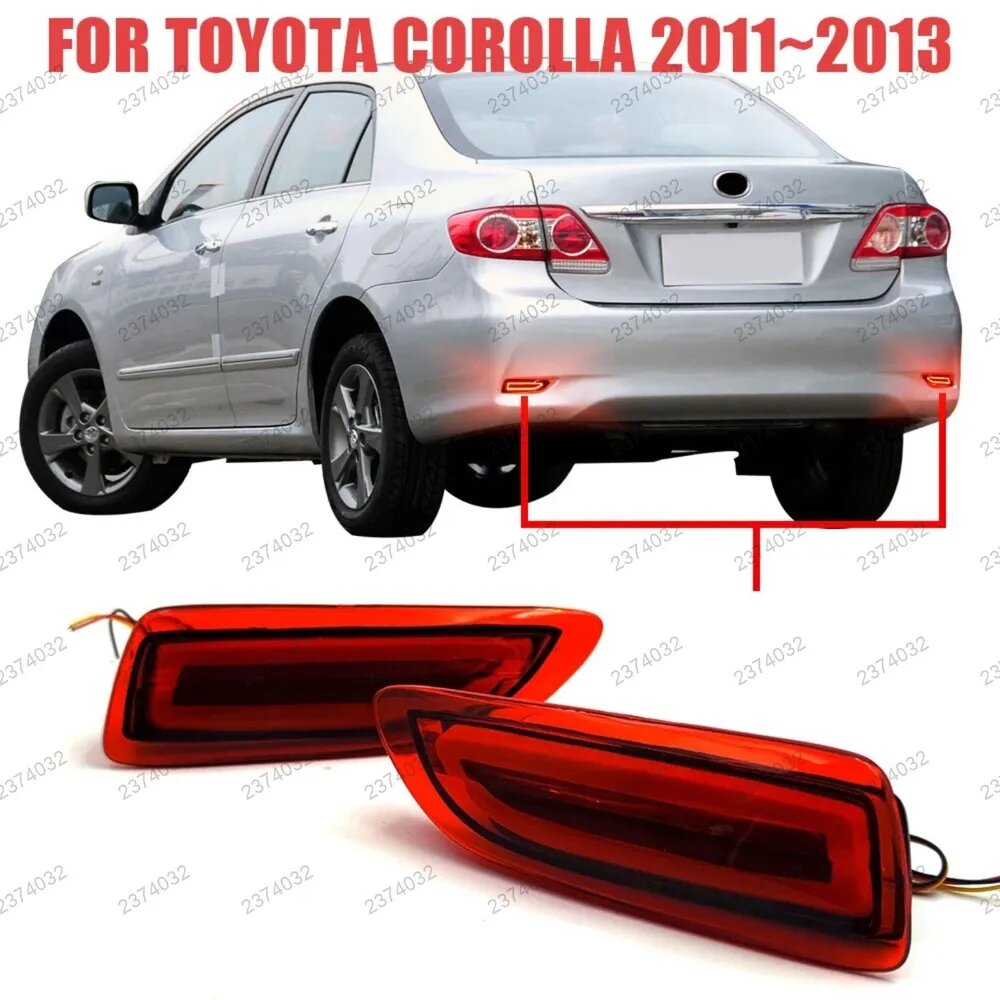 Фара автомобильная, Задний фонарь, 2 шт, арт. LL-024 Brake Light