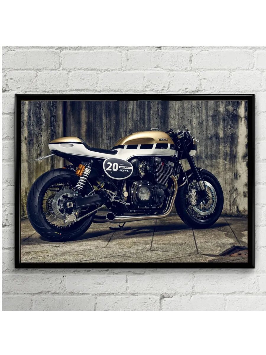 Постер "yamaha xjr1300" от Cool Eshe из коллекции "Мотоциклы", плакат А3