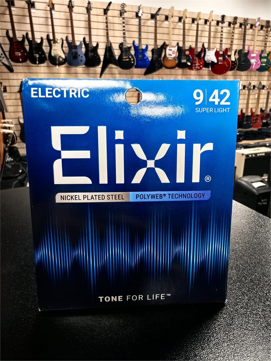 Струны для электрогитары Elixir 12000 POLYWEB 9-42 — фото 1