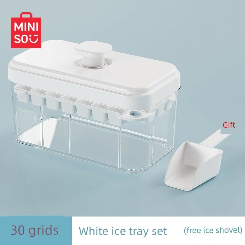 Форма для льда Miniso, пресс-форма для льда, бытовой пищевой контейнер для льда, гаджет для приготовления льда большой