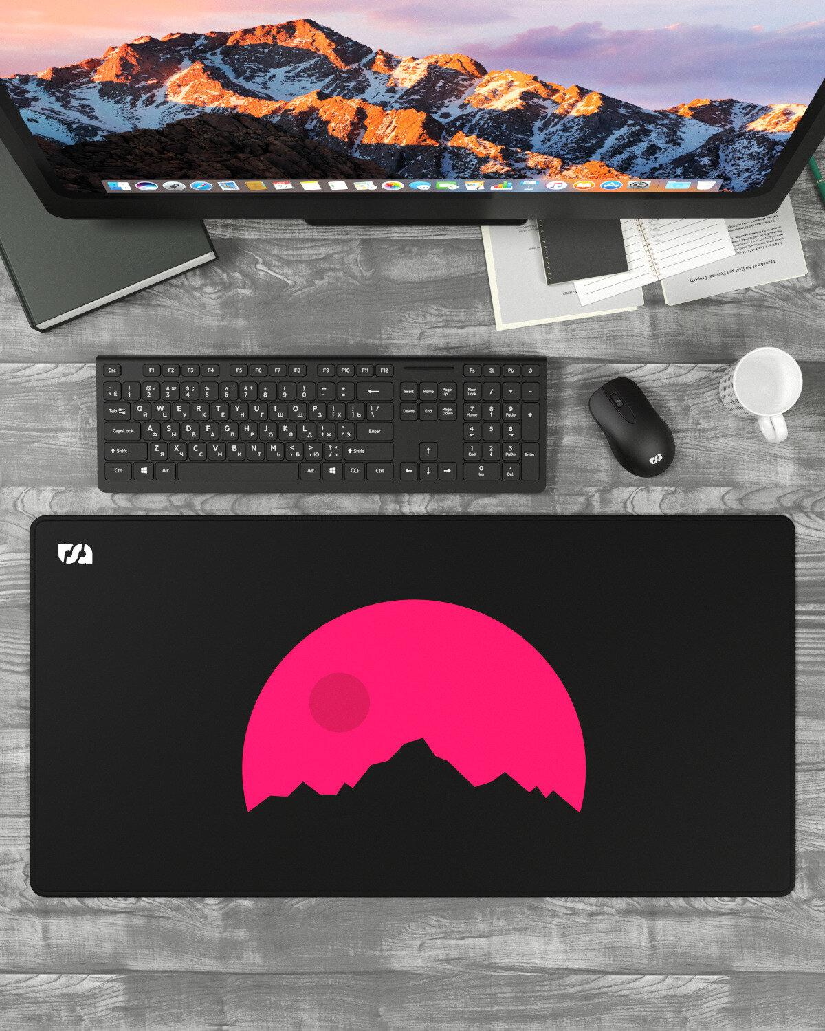 Игровой коврик для мыши RSQ XL 800x400 мм