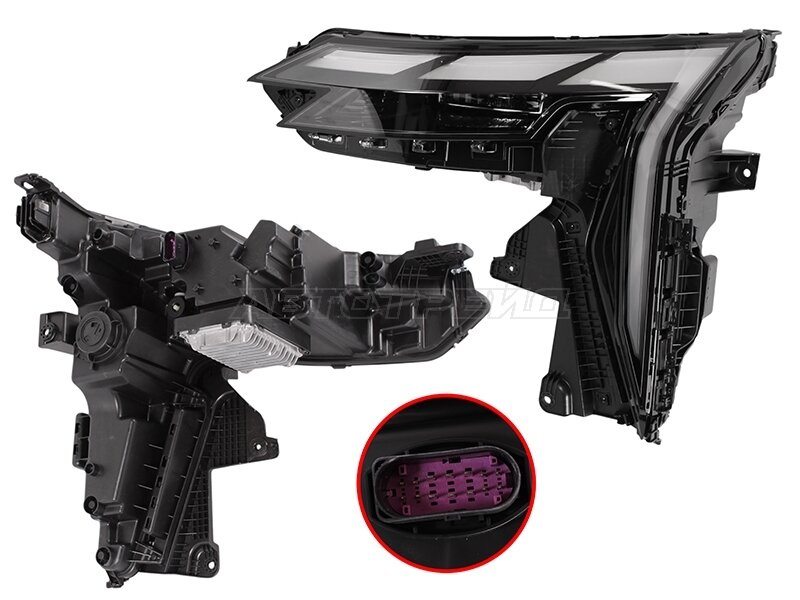 Фара Geely Atlas 23- (Слева/ LED/ 12 Контактов) Sat арт. ST-13-GLATS23L