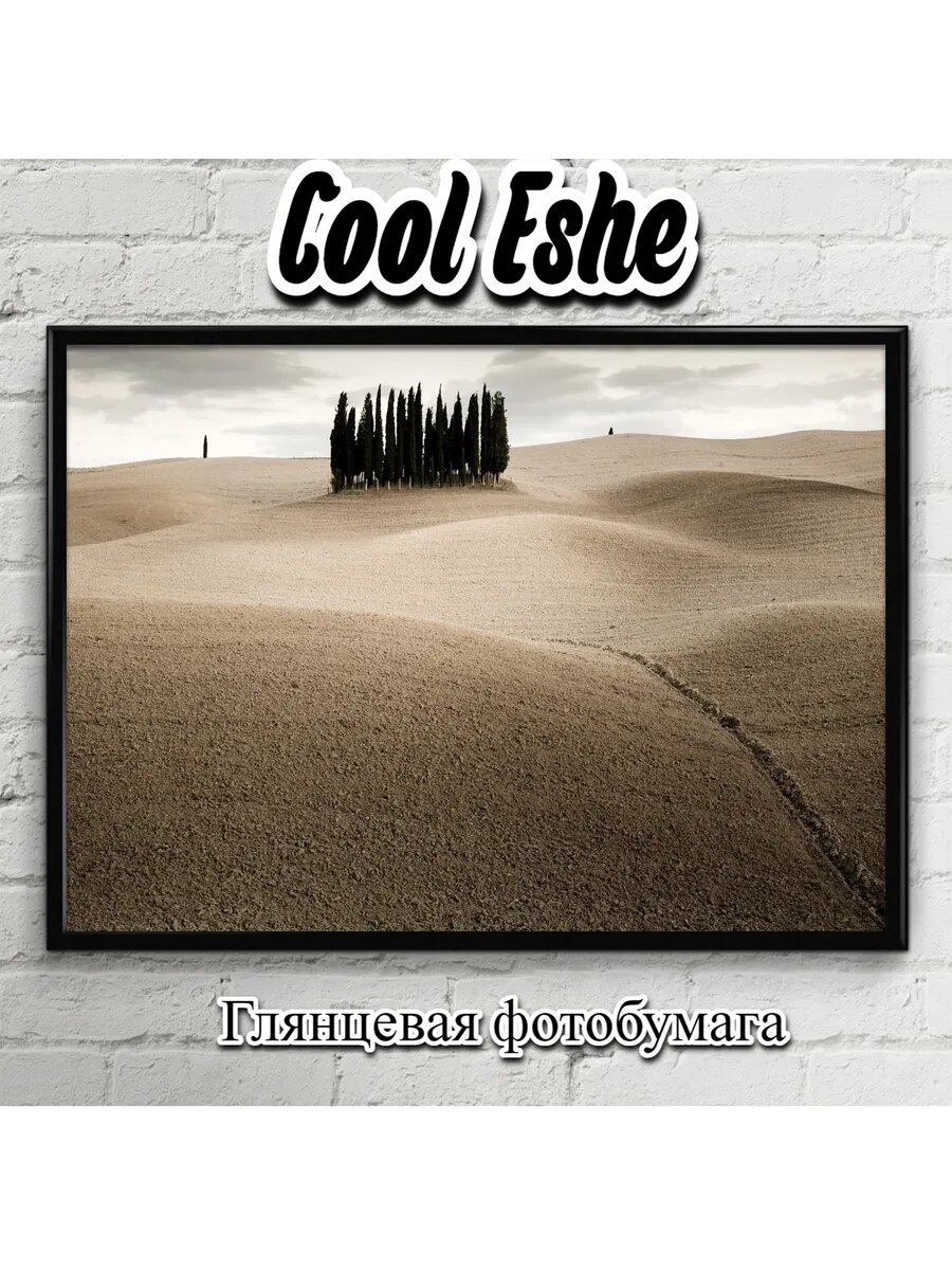 Постер "desert landscape, пустыня, чудесный вид" для интерьера А4