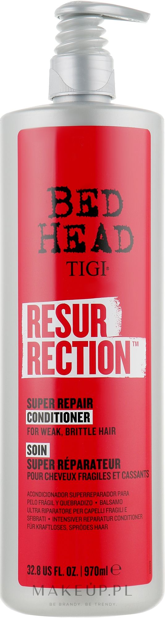 TIGI Восстанавливающий кондиционер для ослабленных и ломких волос Bed Head Resurrection Super Repair Conditioner 970 мл