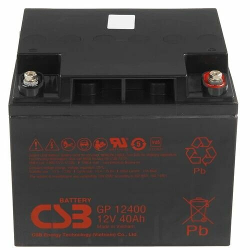 Аккумулятор 12В 40Ач для ИБП CSB GP12400