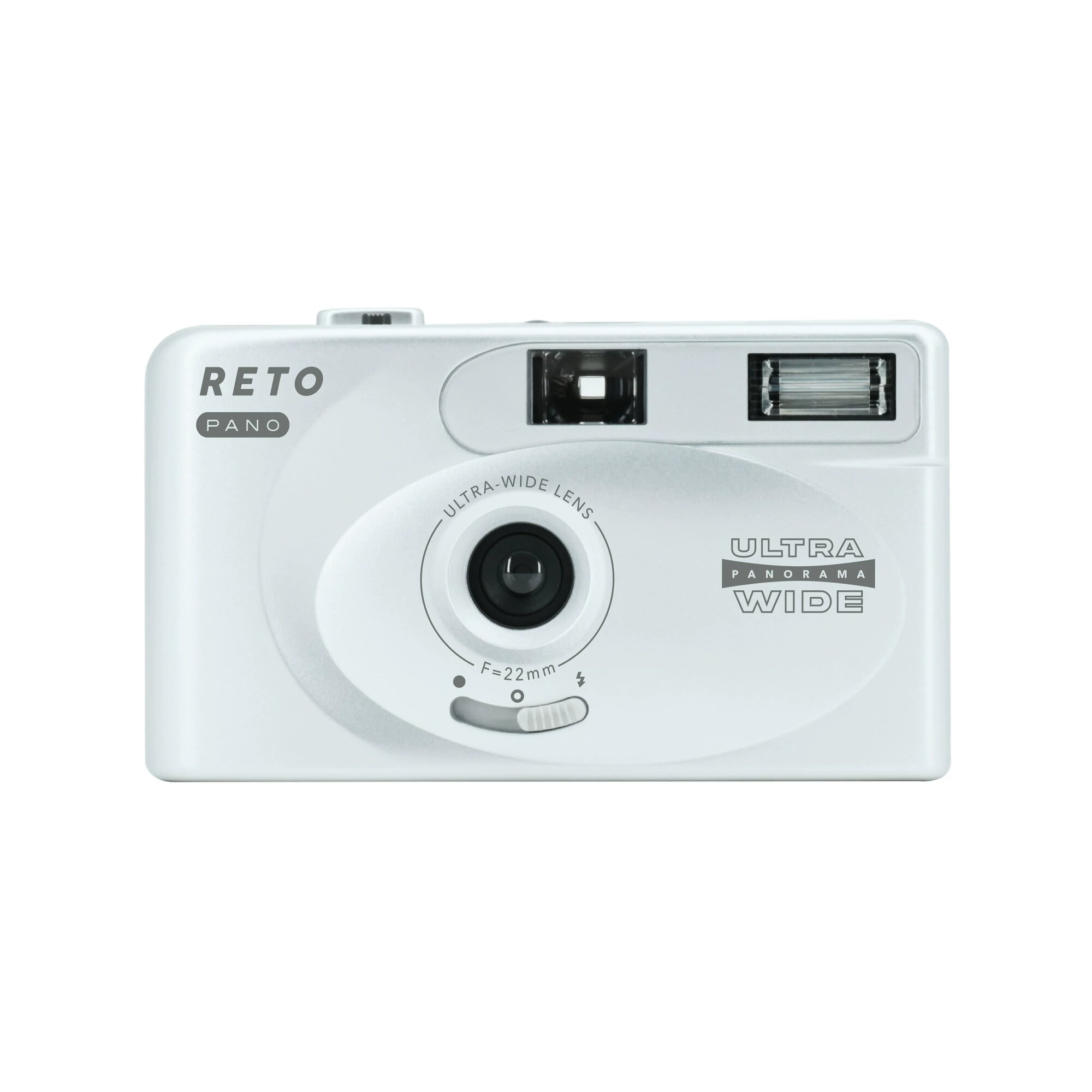 RETOPANO Ice Cool Film Camera Металлический серебристый Неразовый Перезаряжаемый Одиночный без пленки