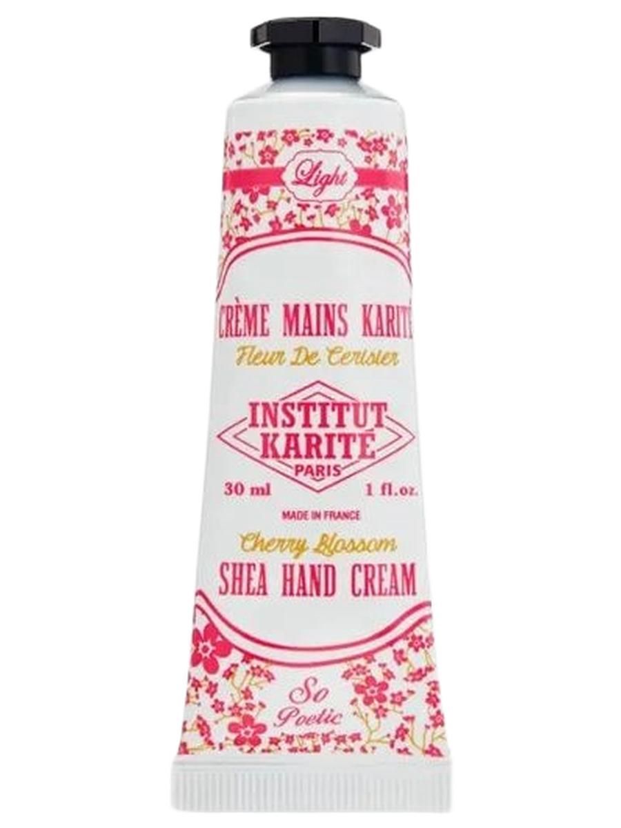 Крем Institut Karite Rose Mademoiselle Light Shea Hand Cream для рук с маслом ши и нежным ароматом розы, No box, 30 мл