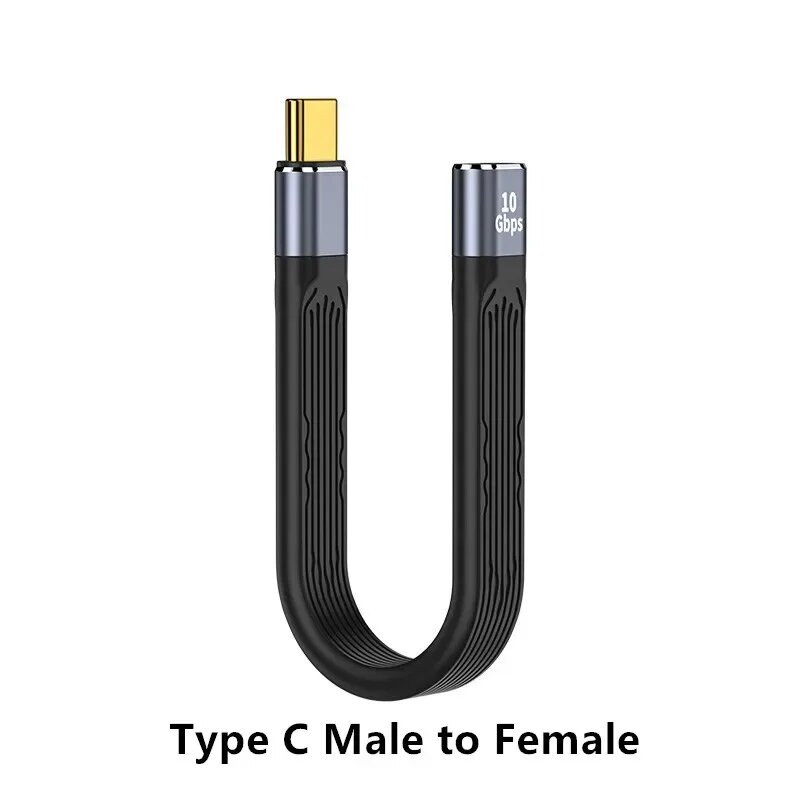 USB-C Type C Male to Female 10 Gbps, Цвет: CM-CF