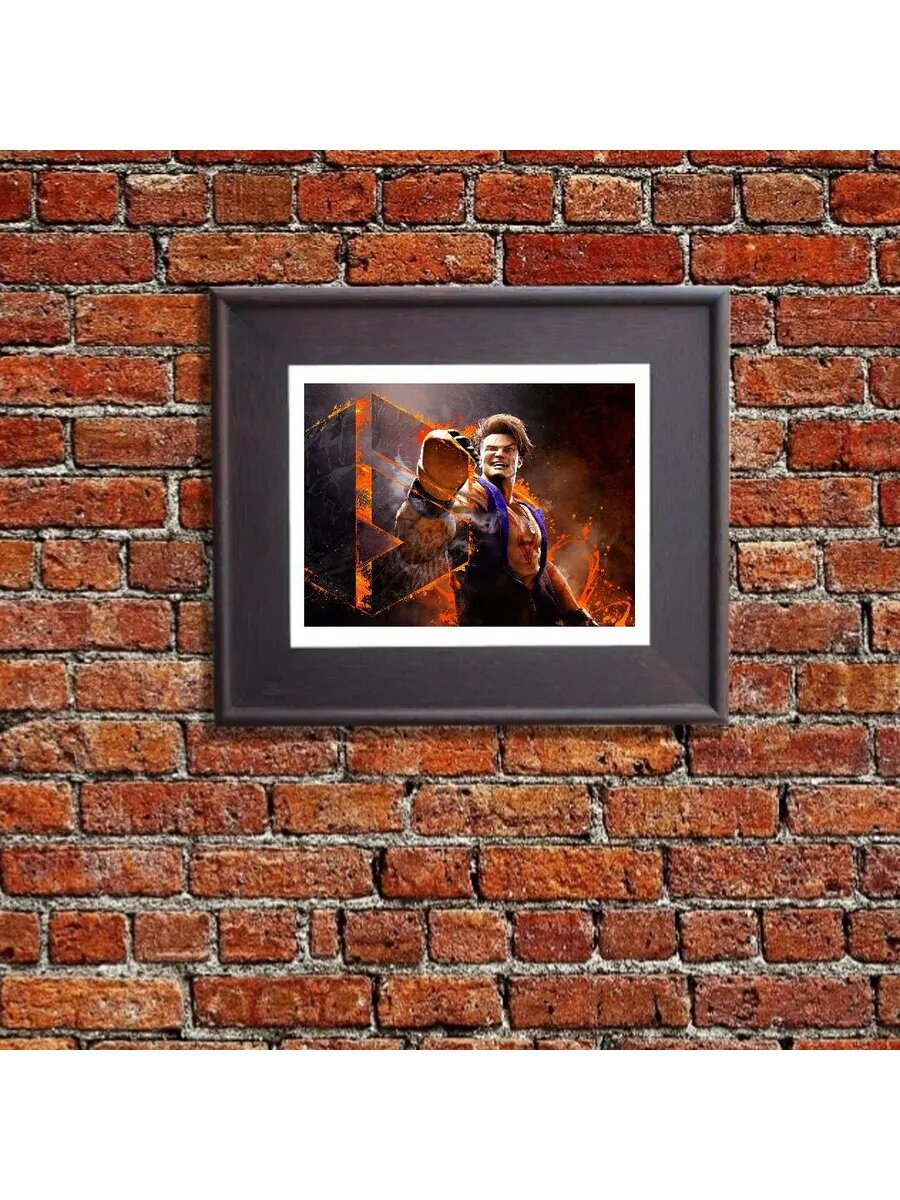 Плакат "street fighter (стрит файтер)" Cool Eshe