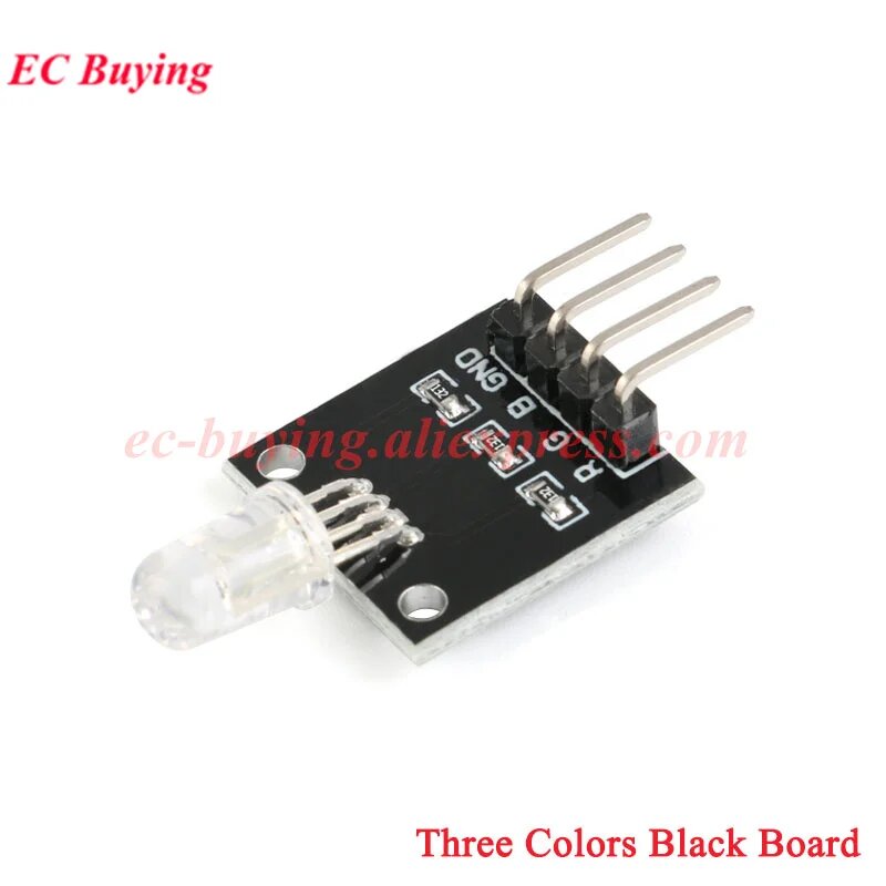 RGB LED модуль KY-016, черный, 10шт