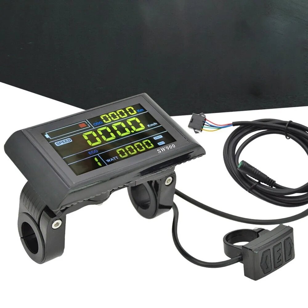 E-bike SW900 LCD Красочный Дисплей Панели Управления Электрическим Велосипедом-Самокатом 24-60 В