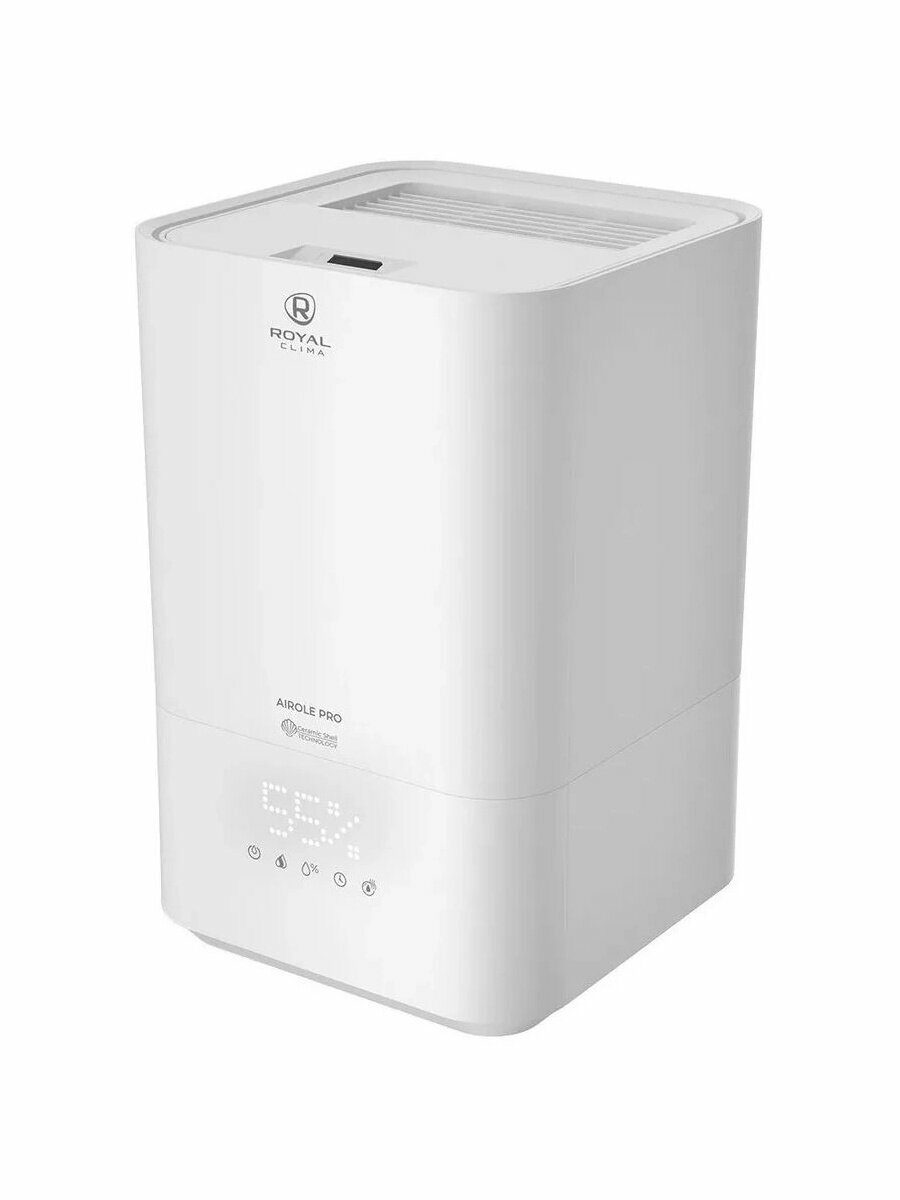 Увлажнитель воздуха ультразвуковой Royal Clima RUH-ARP400/5.0E-WT, 5л, белый