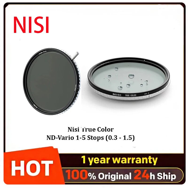 NiSi PRO Nano True Color 1-5 Stop ND-VARIO Цветовой переменный ND-фильтр 52mm