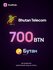 Пополнение Bhutan Telecom Бутан 700 нгултрум (BTN) | мобильная связь | Цифровой ...