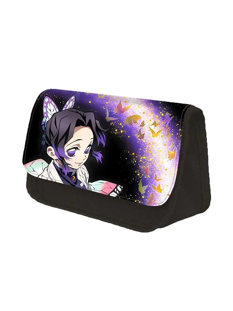 Пенал школьный Капибара для девочек и для мальчиков, MAGIC BOX капибара стиль, Аниме Клинок рассекающий демонов/Demon Slayer Kochou Shinobu pencil case Подарок для фанатов
