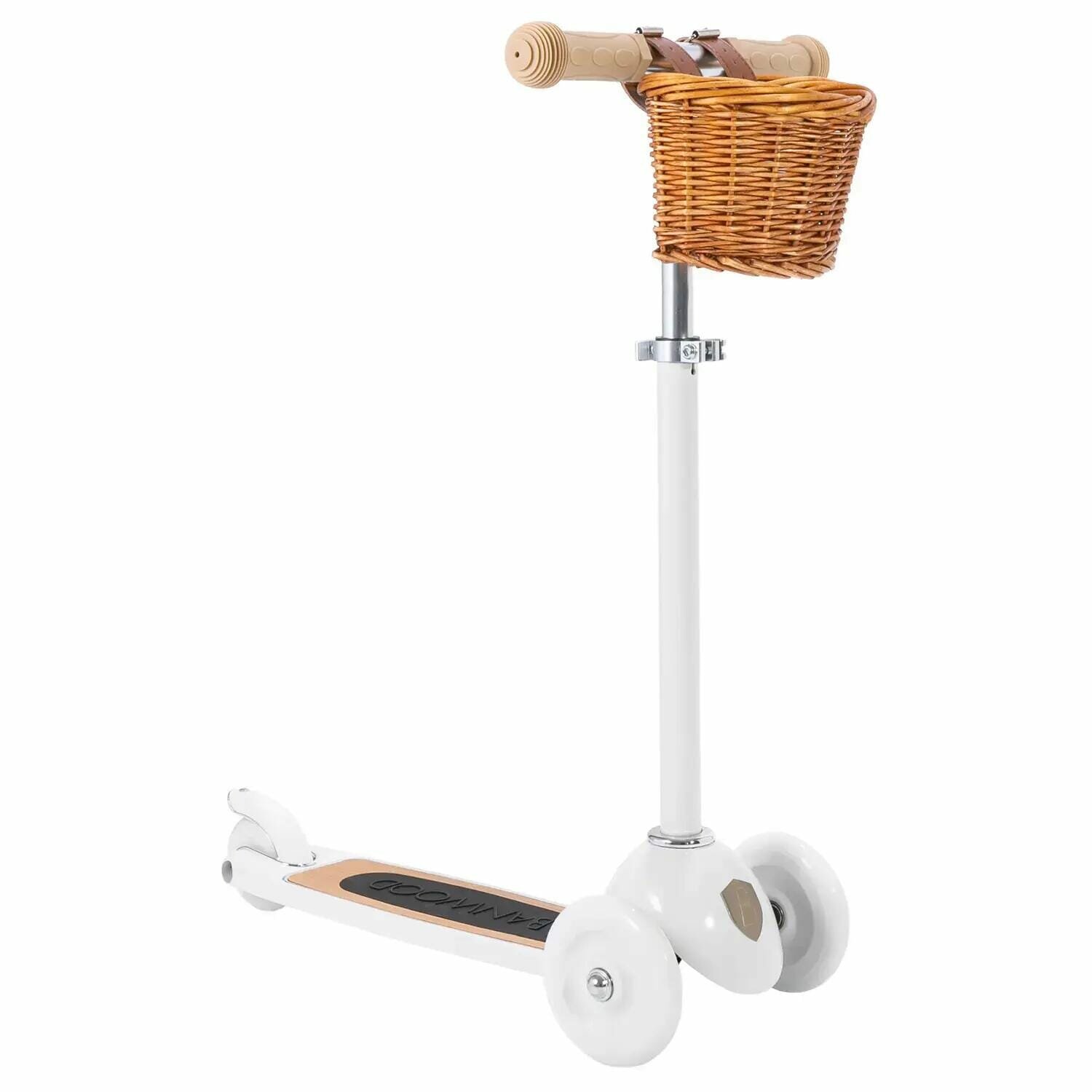 DECATHLON самокат Banwood, белый, трехколесный