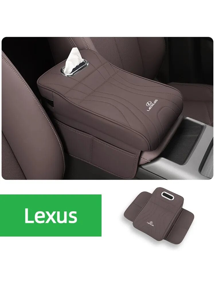 Чехол на подлокотник Lexus RX270 RX300 RX350 RX450 RX NX GX LX570 UX CT SI ES из экокожи