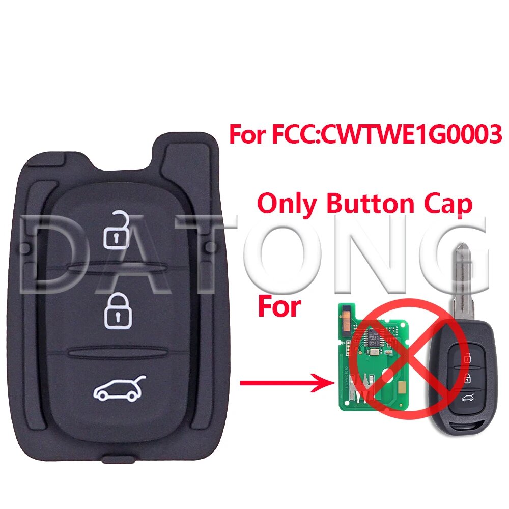 Кнопка для автоключа Renault Dacia, FCC: CWTWE1G0003, A 3 Button