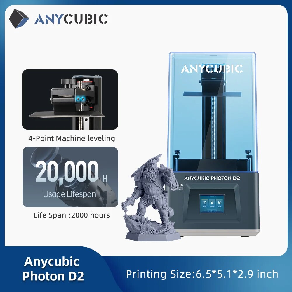 3D-принтер ANYCUBIC DLP SLA LCD Высокоскоростной 3D-принтер на УФ-резине Машинка для мойки и отверждения Photon Mono M7, M7 Pro, M5s Pro, Photon P1