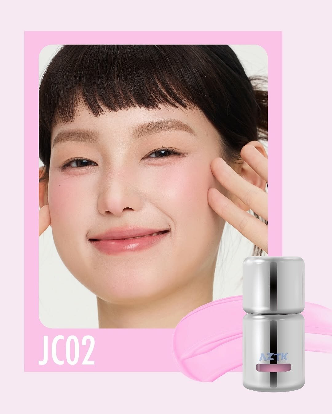 Румяна для лица AZTK - JC02 Blueberry Milkshake