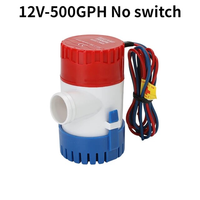 Насос погружной 12V-500GPH без выключателя