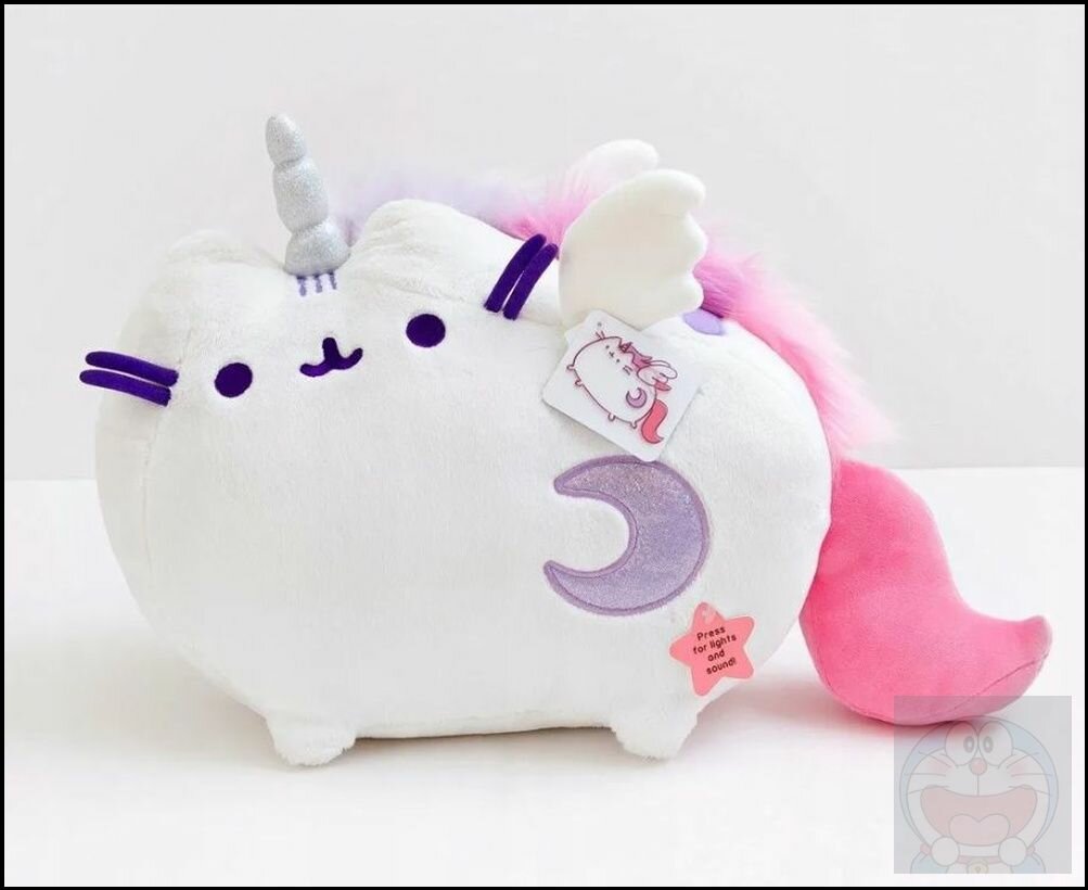 Мягкая игрушка Кот Пушин Единорог "PUSHEEN THE CAT" (белый)