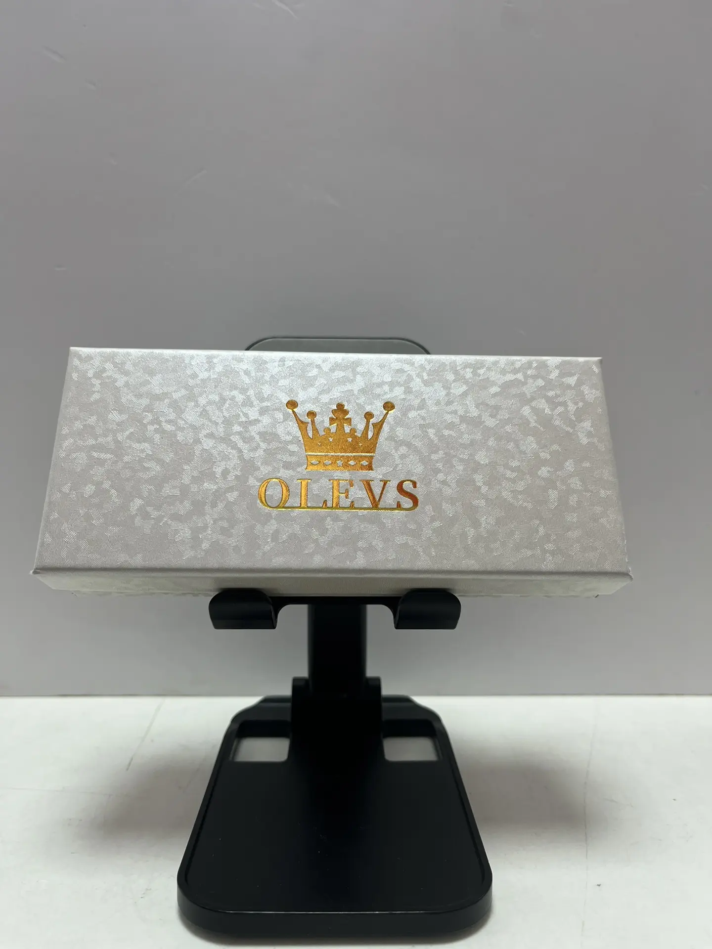 Наручные часы Olevs, мужские, механика, календарь, синие с золотым — фото 1