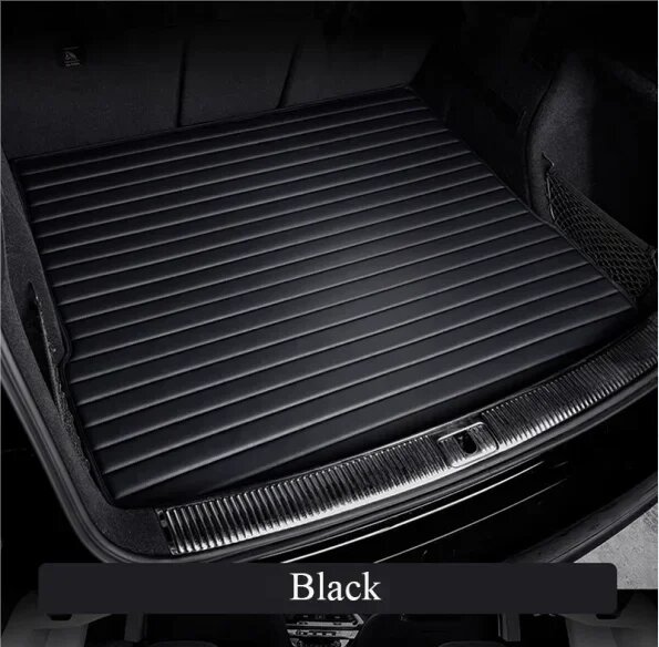 Идеальный кожаный коврик для багажника автомобиля на заказ для All black, 508 2018-2022, Черный