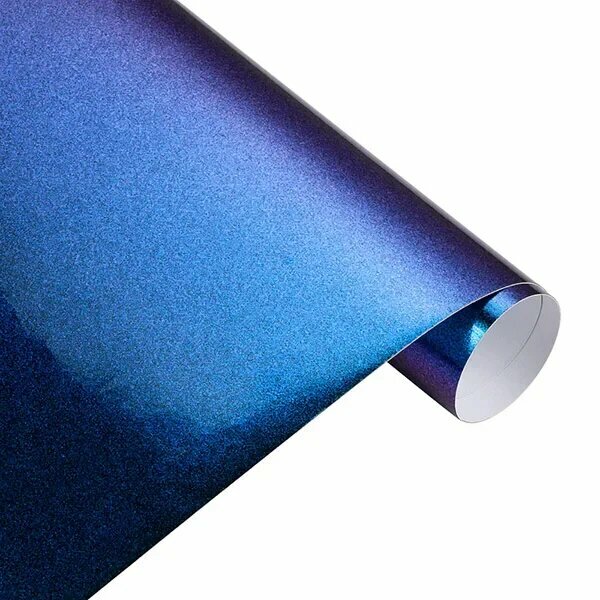 Глянцевая наклейка-хамелеон для автомобиля, виниловая пленка с Glossy Purple Blue, 30x152cm