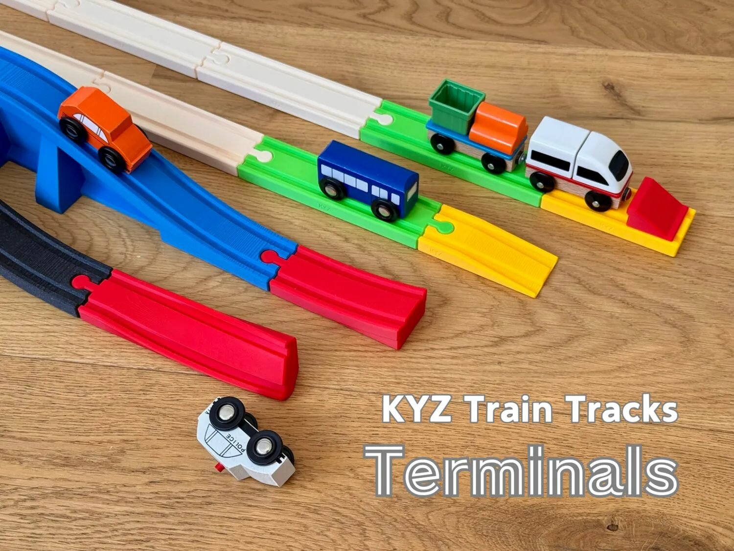 Набор тупиков Terminus KYZ детали для игрушечной железной дороги