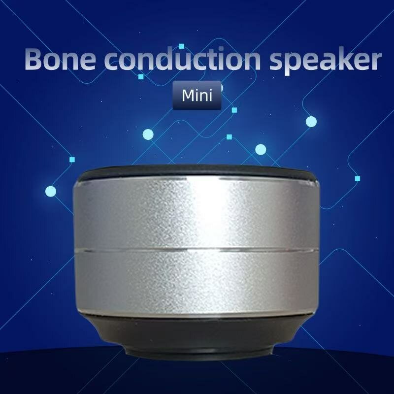 Костная проводимость Bluetooth - динамик, портативный звук, двухканальный резонансный бас - пушка