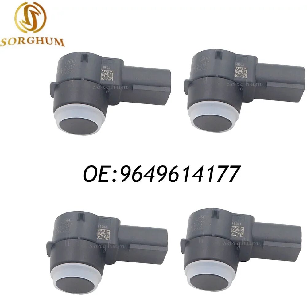 Датчик парковки для Citroen Peugeot C4 C5 C6 308 407 9649614177 2000-2014, 4 шт, 0263003893 PDC