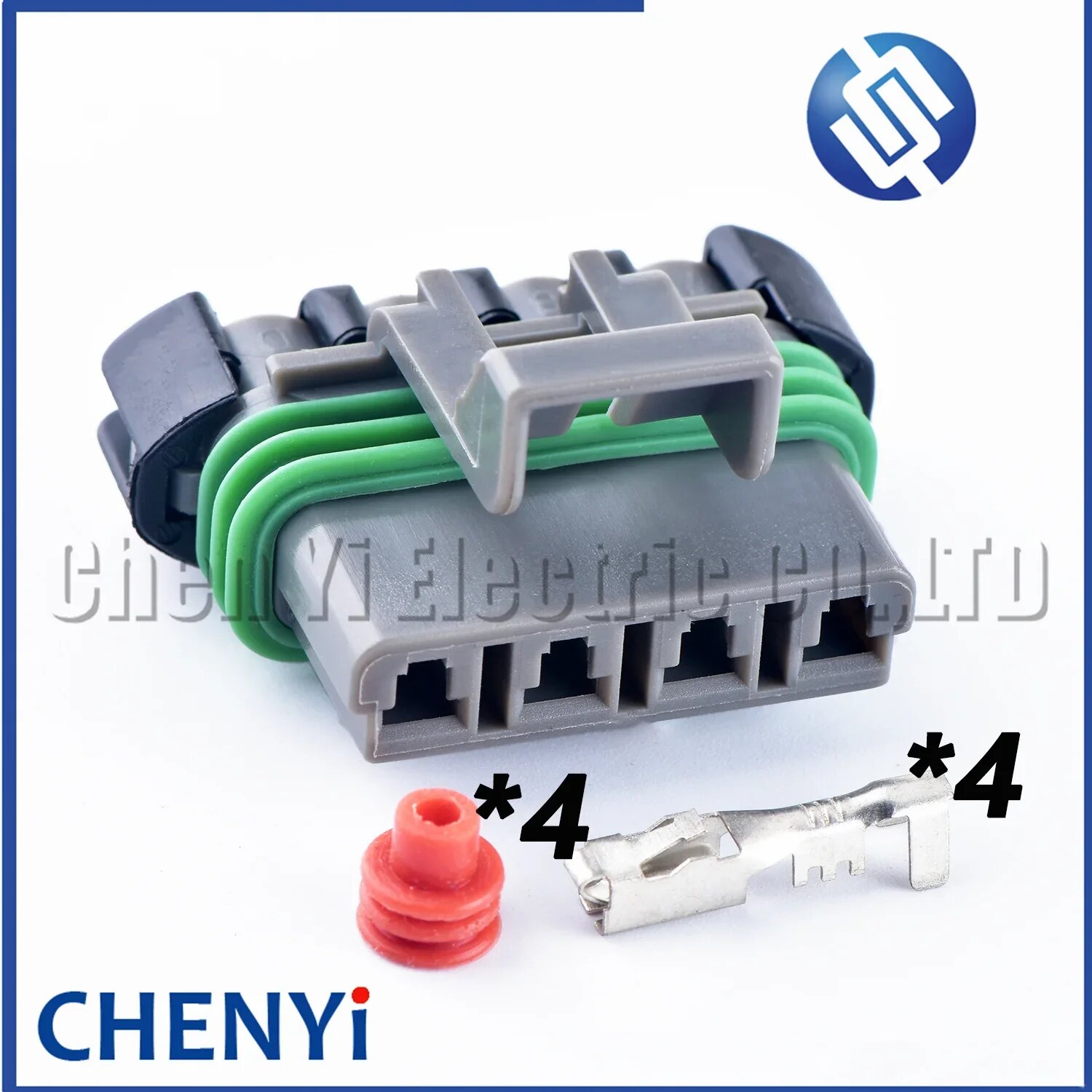 Автомобильный разъем Metri-Pack 4-pin, female with Pins