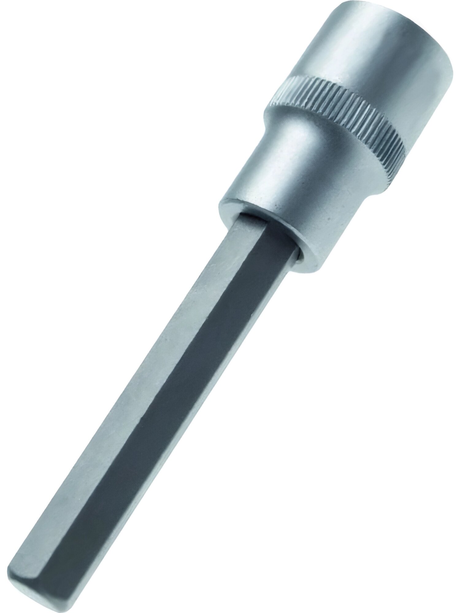 Головка со вставкой 1/2" шестигранной (10 мм, L=100 мм) AVS BS12H10L - хромованадиевая сталь, твердость 45-48 HRC, сатиновое покрытие
